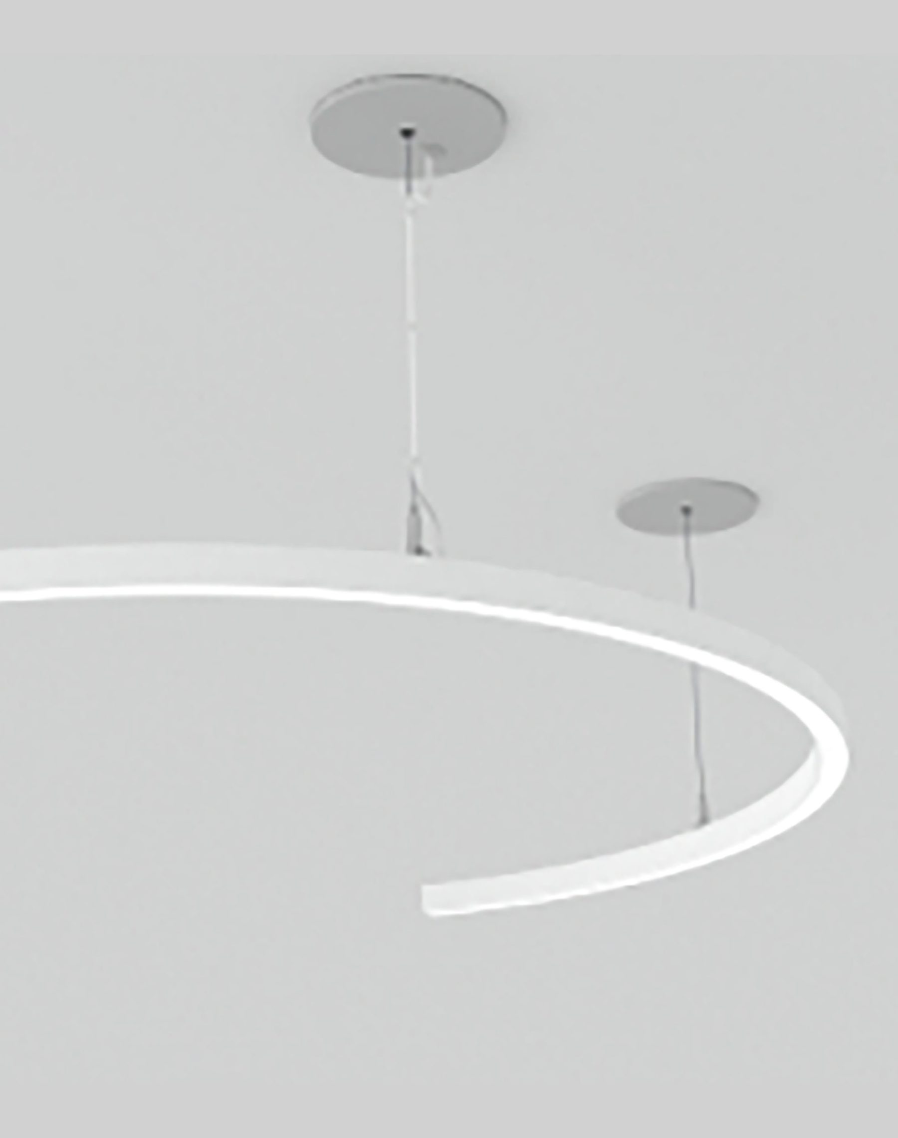 Zenlite® Arc 2 Inch Curved Lighting System Pendant Mount – PreciseLED ...