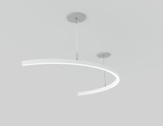 Zenlite® Arc 1 Inch Curved Lighting System Pendant Mount – PreciseLED ...