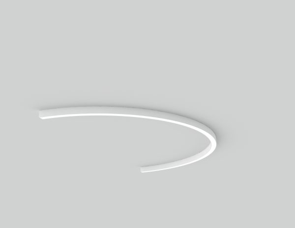 Zenlite® Arc 1 Inch Curved Lighting System Surface Mount – PreciseLED ...